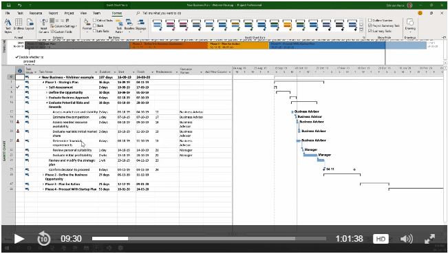 Mastering Microsoft Project Visualization – Part 1 – View and Table ... Mastering Microsoft Project Visualization – Part 1 – View and Table ...