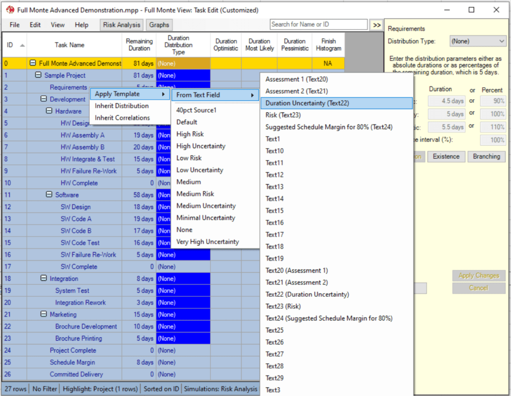 Risk Management With Microsoft Project