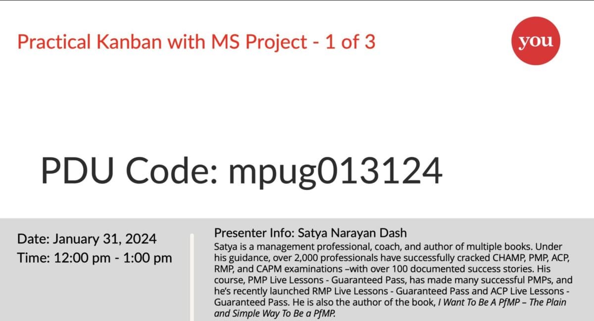 Practical Kanban with MS Project Agile (1 of 3) Practical Kanban with MS Project Agile (1 of 3)